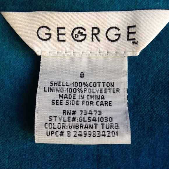 George | Jackets & Coats | George Blue Jacket Wrhinestone Buttons 8 ...